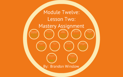 Module Twelve: Lesson Two: Mastery Assignment by Brandon Winslow on Prezi