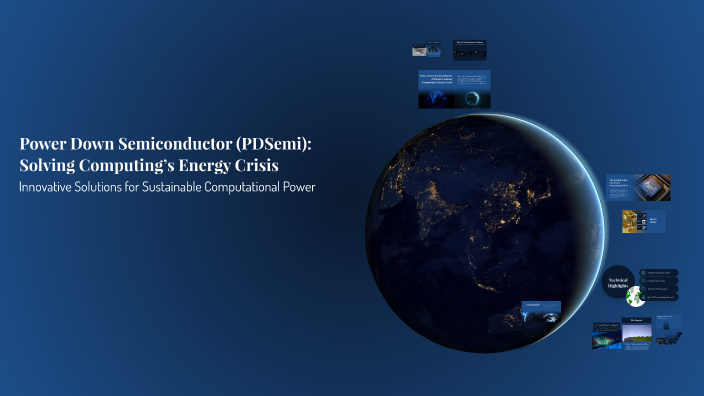 Power Down Semiconductor (PDSemi): Solving Computing’s Energy Crisis by ...