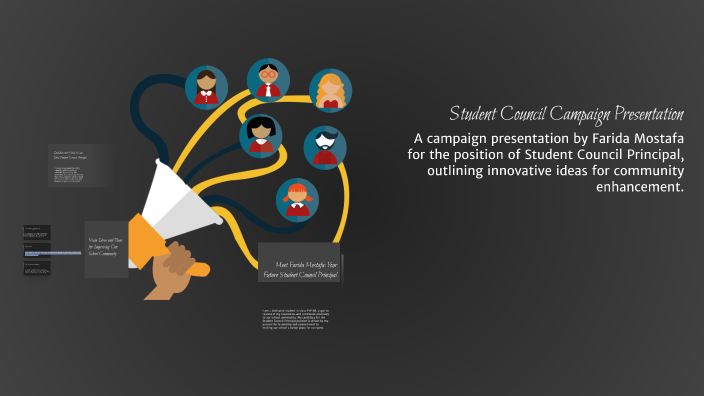 Student Council Campaign Presentation by Farida Mostafa on Prezi