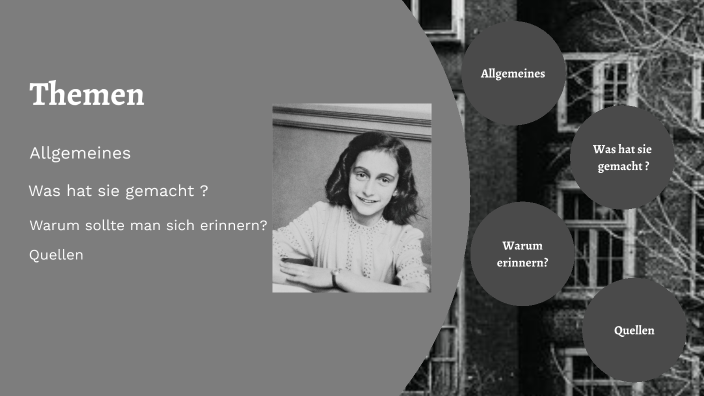Anne Frank von Madlen, Ina und Henrike by Madlen Kowalzyk on Prezi