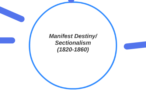 Manifest Destiny/ Sectionalism (1820-1860) by Kelsie Sherbon on Prezi