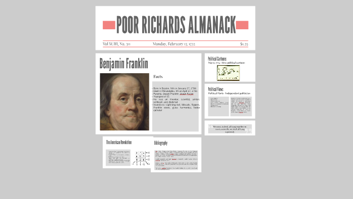 POOR RICHARDS ALMANACK by Shayna Winick on Prezi