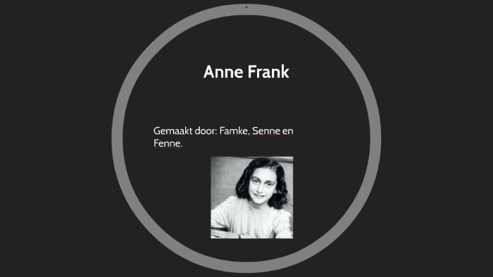 anne frank by Senne Ruijs on Prezi