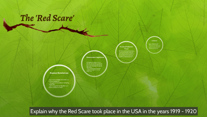 Why there was a Red Scare in the USA in the 1920s by Anoshamisa G on Prezi