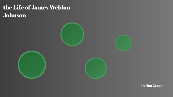 The Life of James Weldon Johnson by Declan Carson on Prezi