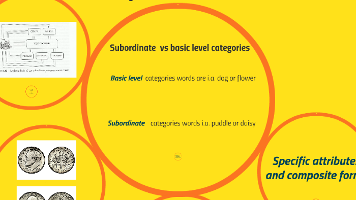 Subordinate vs basic level categories by Marta Kubaczyńska on Prezi