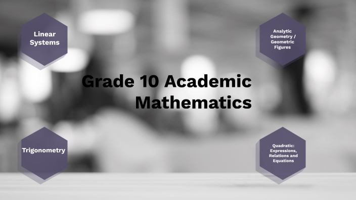 Grade 10 Academic Mathematics by Alan M on Prezi