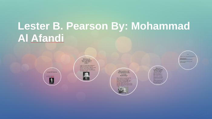 Lester B. Pearson by on Prezi