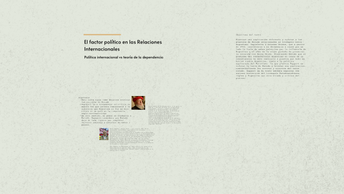 El factor político en las Relaciones Internacionales by Fely Sander on ...