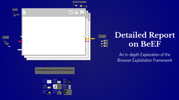 Detailed Report on BeEF (Browser Exploitation Framework) by Ameer_X xDARKXx on Prezi
