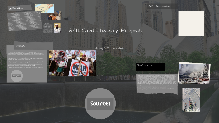 9/11 Oral History Project by Joe Porzondek on Prezi