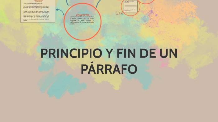 PRINCIPIO Y FIN DE UN PÁRRAFO by Tachuela MB on Prezi