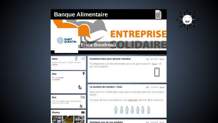 Banque Alimentaire by Erica Boudreau on Prezi