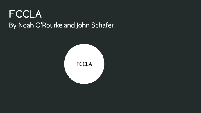 FCCLA VISUAL PRESENTATION by Noah O'Rourke on Prezi