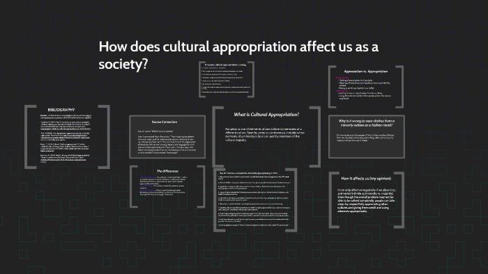 How does cultural appropriation affect us as a society? by Oneilia ...