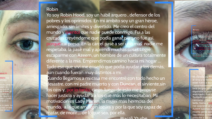 Yo soy Robin Hood, soy un habil arquero , defensor de los po by Candela ...