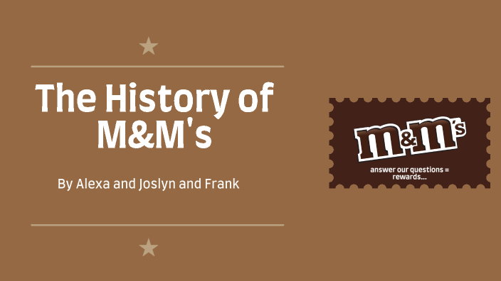 History of M&M's by alexa gonzalez on Prezi