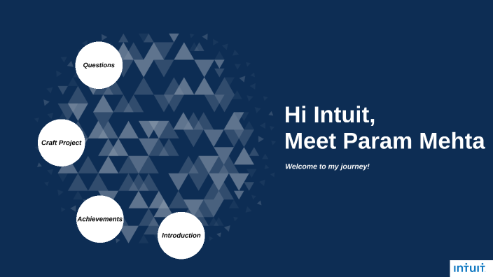 Intuit Meets Param Mehta by Param Mehta on Prezi
