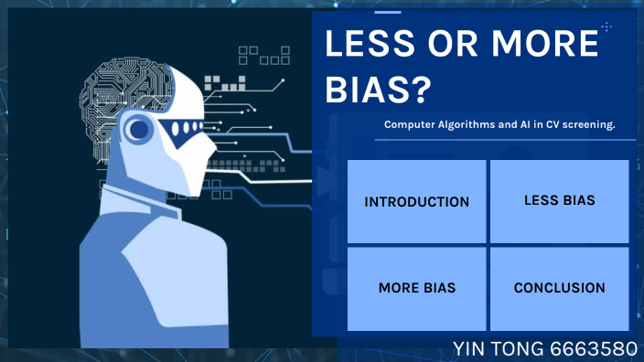 Less or More Bias? Computer Algorithms and AI in Decision Making. by ...