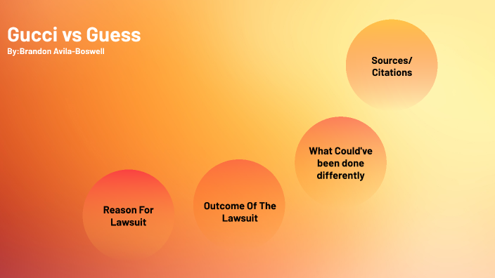 Gucci vs Guess by Brandon Avila-Boswell on Prezi