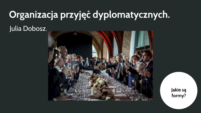 Organizacja przyjęć dyplomatycznych. by Julia Dobosz on Prezi