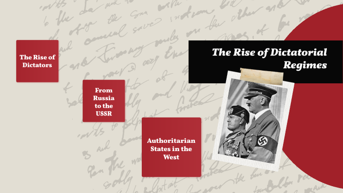 The Rise of Dictatorial Regimes by Padmé X C Garrido on Prezi