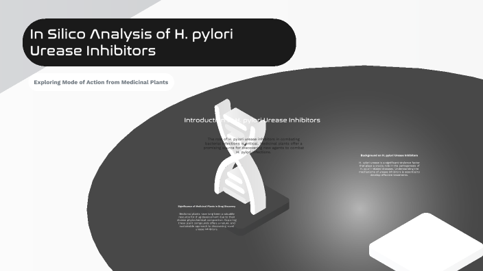 In Silico Analysis of H. pylori Urease Inhibitors by khad soraya on Prezi