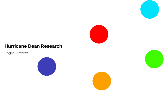 Hurricane Dean by Logan Streeter on Prezi