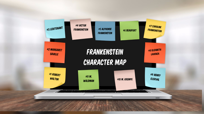Frankenstein Character Map by Md Hossain on Prezi
