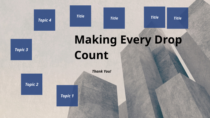 Making Every Drop Count by shamsur rahman on Prezi