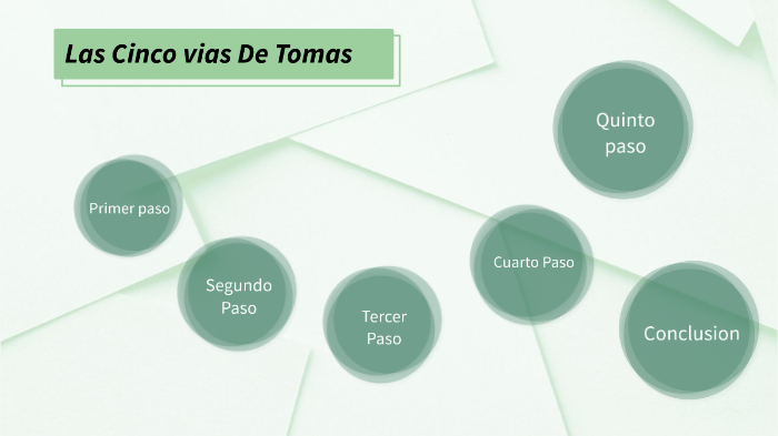 Las Cinco Vias De Tomas De Aquino by Johan Daniel Toncell Ibañez on Prezi