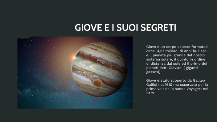 GIOVE E I SUOI SEGRETI by Matteo Traverso on Prezi