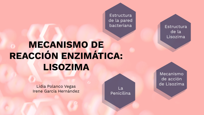 MECANISMO DE REACCIÓN ENZIMATICA: LISOZIMA by irene garcia hernandez on ...