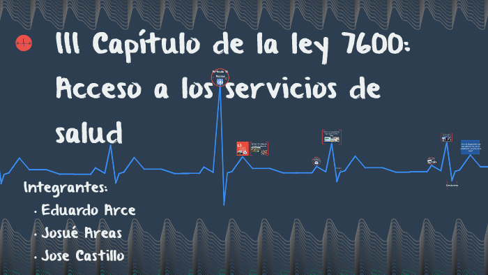 III Capítulo de la ley 7600: Acceso a los servicios de salud by Jose ...