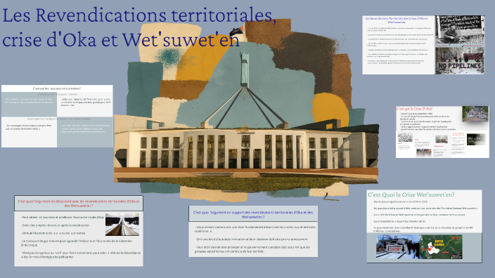 Revendications territoriales, crise d'Oka et Wet'suwet'en by Isaac ...