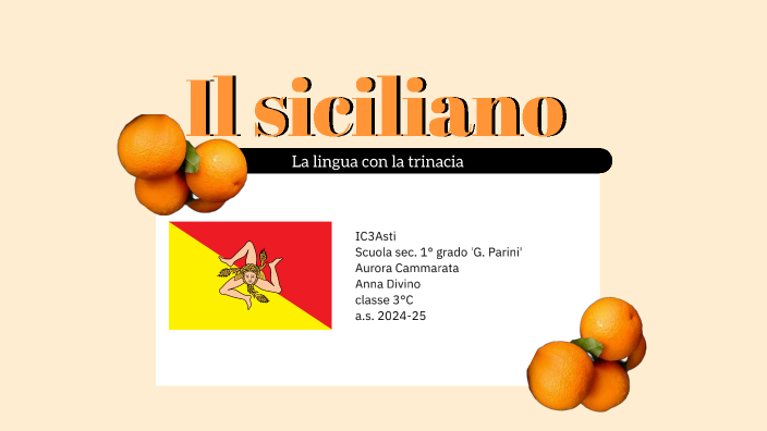 Il siciliano by anna divino on Prezi
