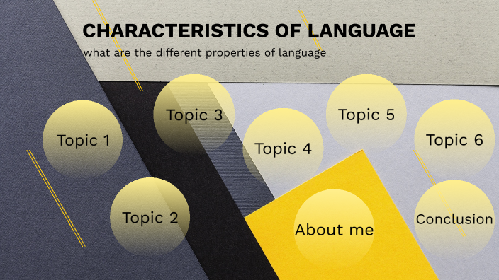 Characteristics of language by Muhammad Hamza Khan on Prezi