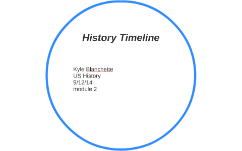 History Timeline by kyle blanchette on Prezi