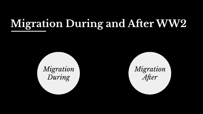 Migration during and after WWII by AnaGloria Luevano on Prezi