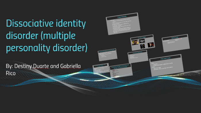 Dissociative identity disorder (multiple personality disorde by Destiny ...