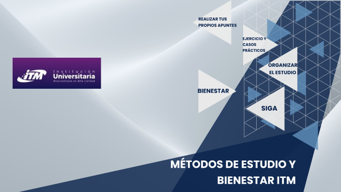 METODOS DE ESTUDIO Y BIENESTAR ITM by Prueba Correo on Prezi
