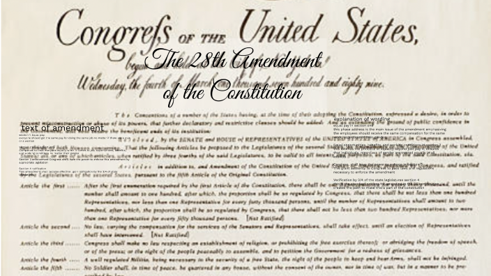 The 28th Amendment of the Constitution by remas al chamaa on Prezi