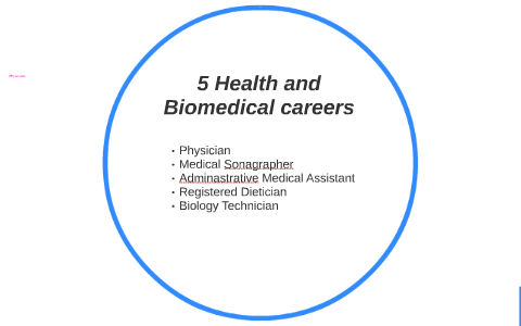 5 Health and Biomedical careers by Norma Page on Prezi