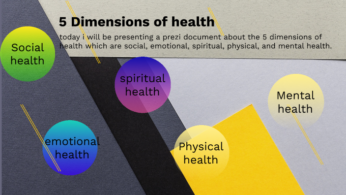 5 Dimensions Of Health by michael tuimaseve on Prezi