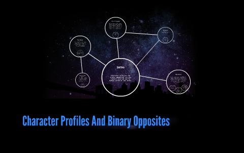 Character Profiles And Binary Opposites by on Prezi