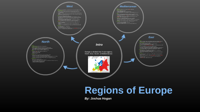4 Regions of Europe by Joshua Hogan on Prezi