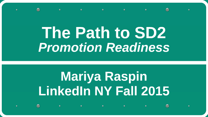 Promotion Readiness by Mariya Raspin on Prezi