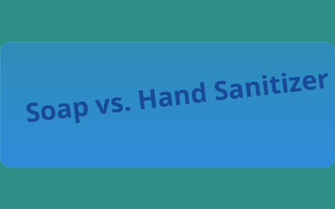 Soap vs. Hand Sanitizer by Maddie Rogue on Prezi