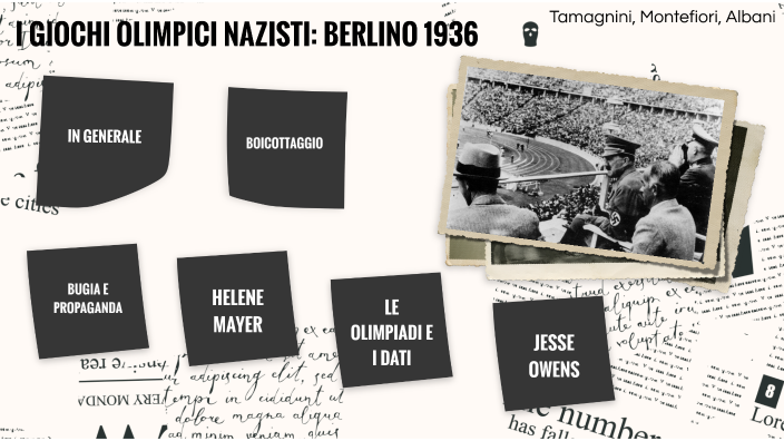 Olimpiadi Berlino 36 by Stella Tamagnini on Prezi