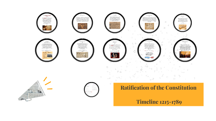 Ratification of the Constitution TimeLine by Annalyn Reed on Prezi